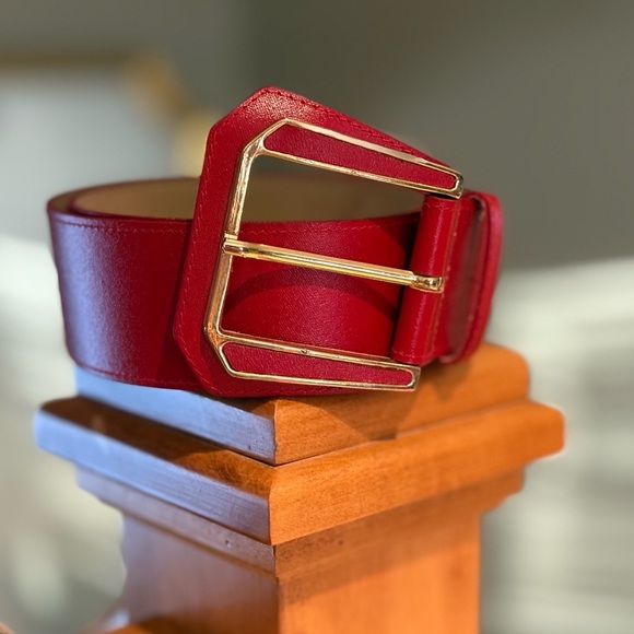 Vintage | Accessories | Vintage Emmanuel Red Belt | Poshmark